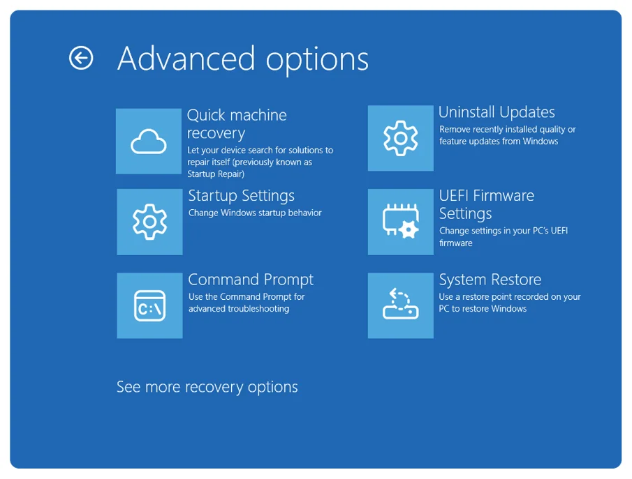 Windows 11 Quick Machine Recovery: Restoring Devices With Boot Issues - Cybernoz - Cybersecurity ...