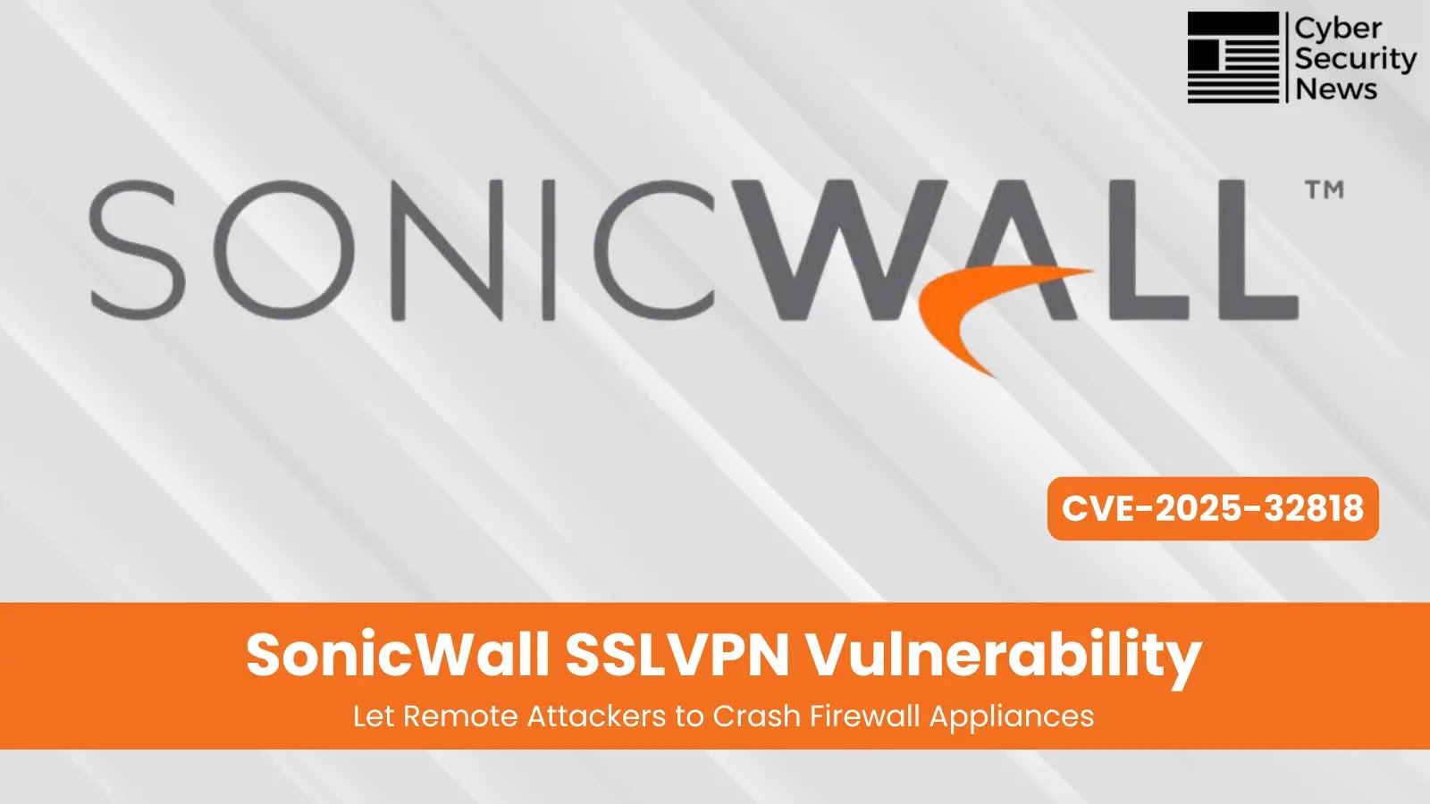 SonicWall SSLVPN Vulnerability Let Remote Attackers To Crash Firewall Appliances - Cybernoz ...